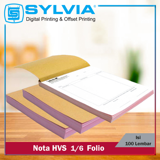 Nota HVS 1/6 Folio | Sylvia Printing Kupang